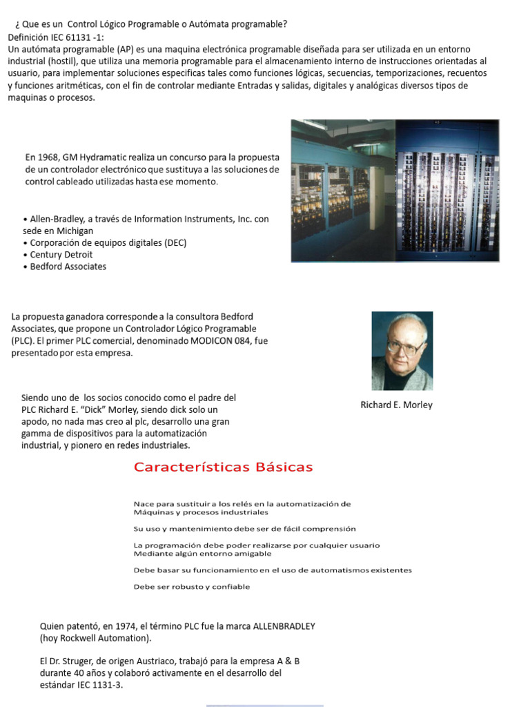 Qué es un Control Lógico Programable | PDF | Controlador lógico ...