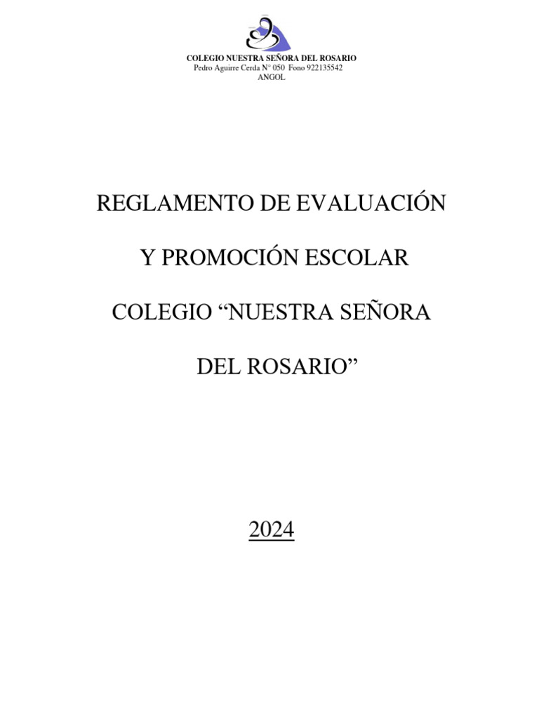 Reglamento de Evaluacion 20082 | PDF | Evaluación | Maestros