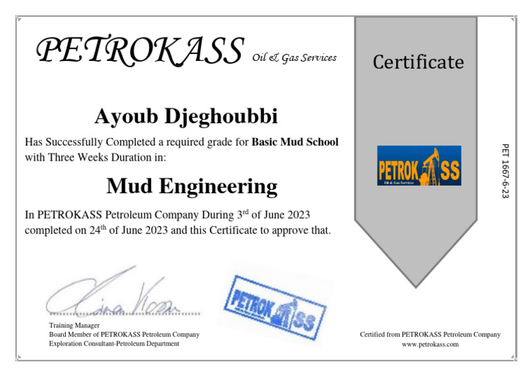 Basic Mud School Ayoub Djeghoubbi | PDF