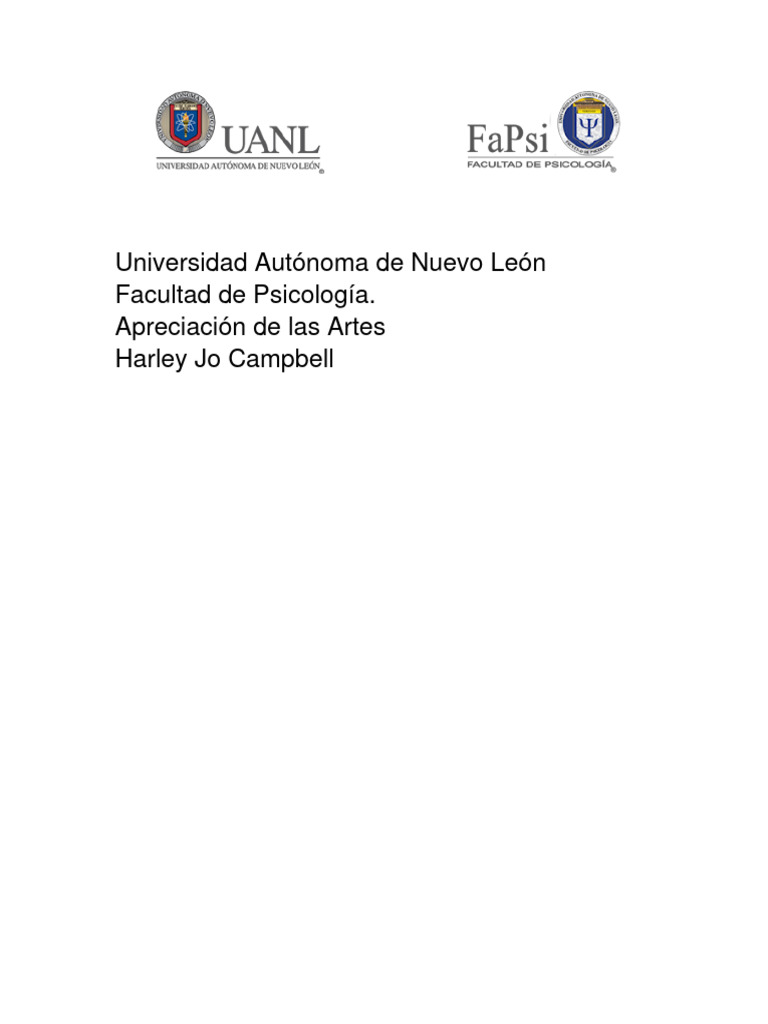 Jo Campbell Harley Evidencia 7 | PDF | Arte | Historia