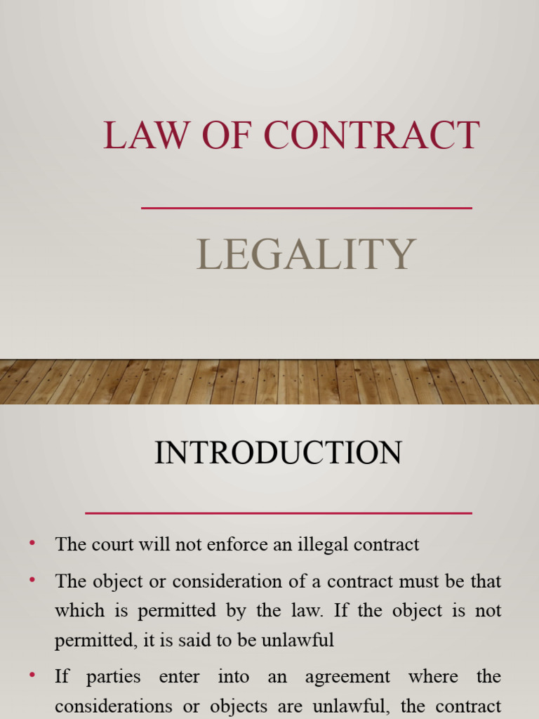 Legality | PDF