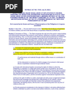 Ra 11930 Osaec | PDF | Internet | Children's Rights