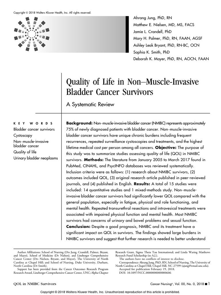 Artikel Ca Bladder - Isnah Ariyanti - 1906337923 | PDF | Causes Of ...