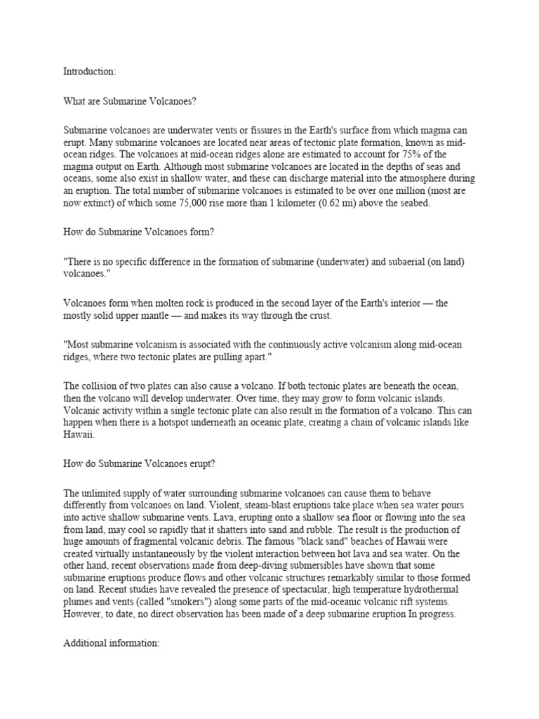 Science - Volcanoes | PDF | Volcano | Types Of Volcanic Eruptions