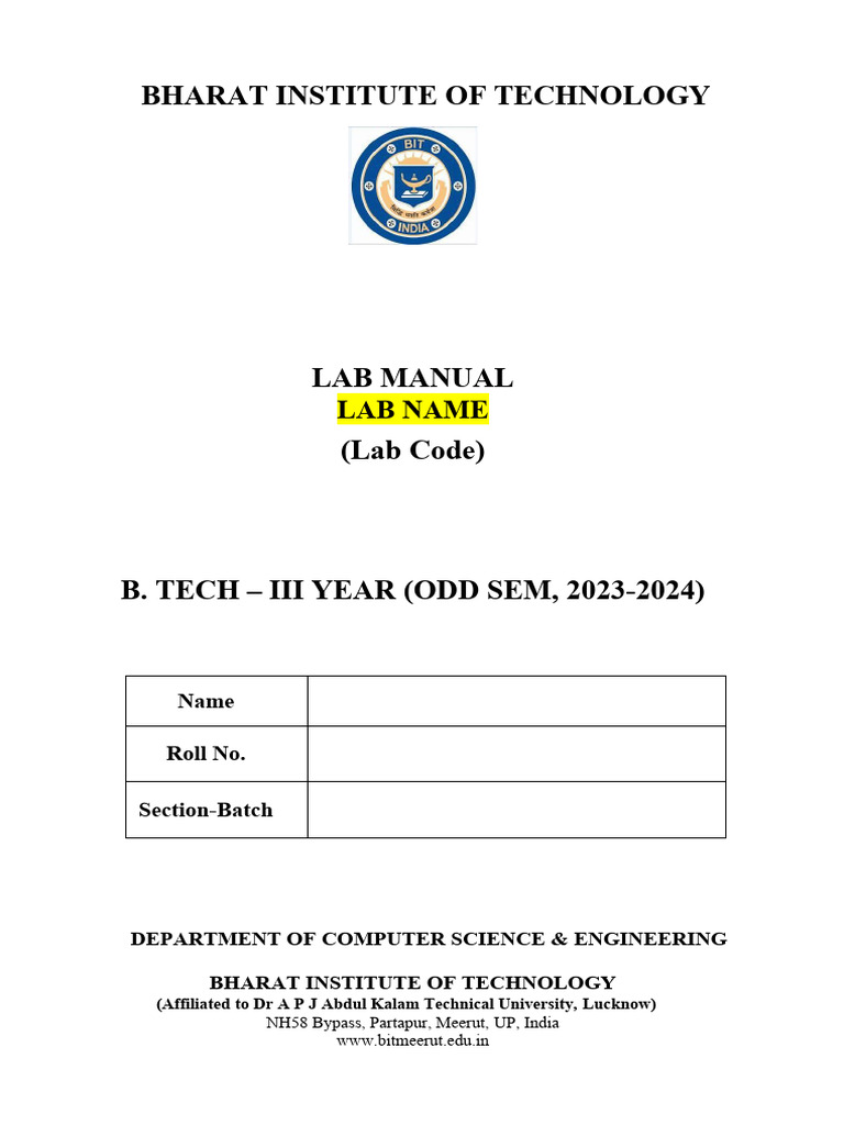 Lab Manual Java Final | PDF | Engineering | Science Lab Manual Java Final | PDF | Engineering | Science