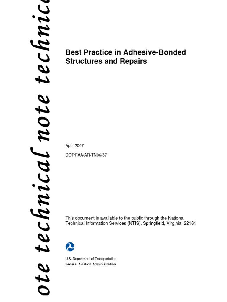 DOT-FAA-AR-TN06-57 Best Practice in Adhesive-Bonded Structures and ...