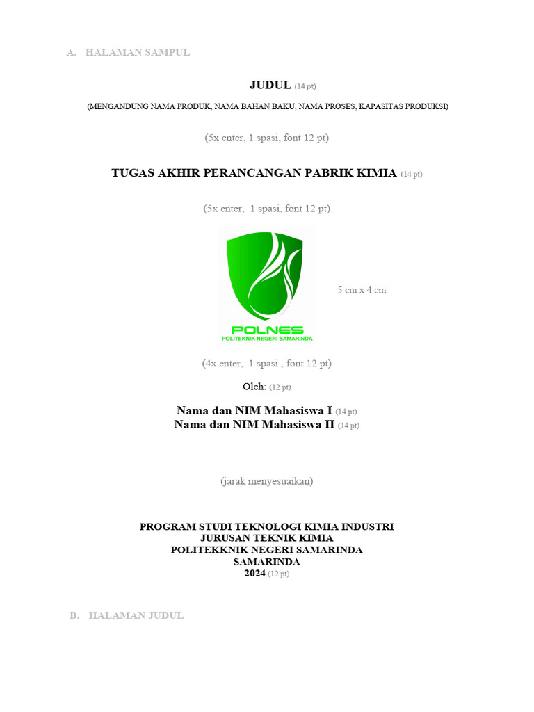 Format Laporan | PDF