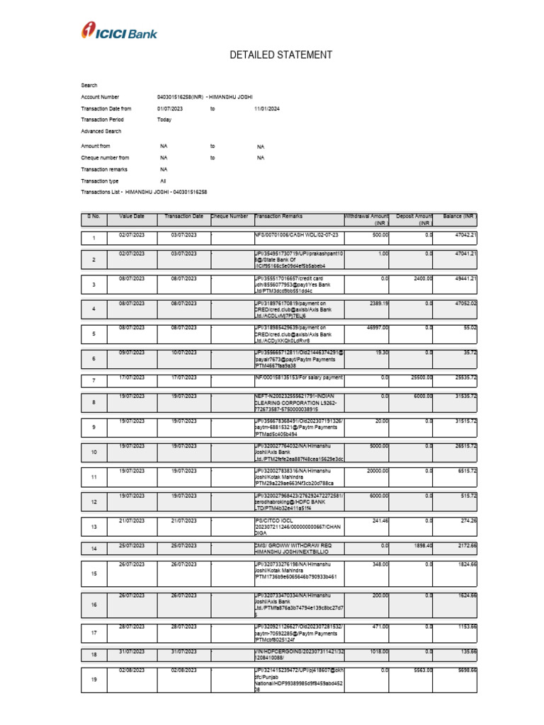 OpTransactionHistory11-01-2024 | PDF | Cheque | Banks