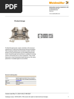 Weidmüller WDU 10 SL/EN Data Sheet | PDF | Electrical Connector ...