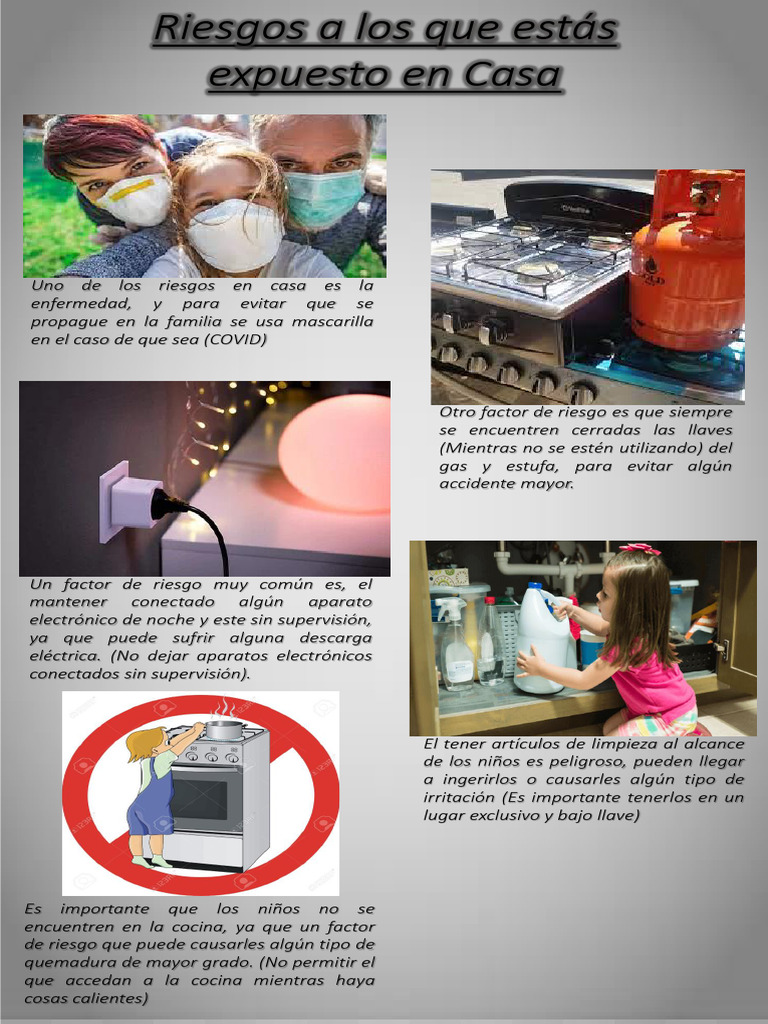 Infografia - Factores de Riesgo en Casa | PDF