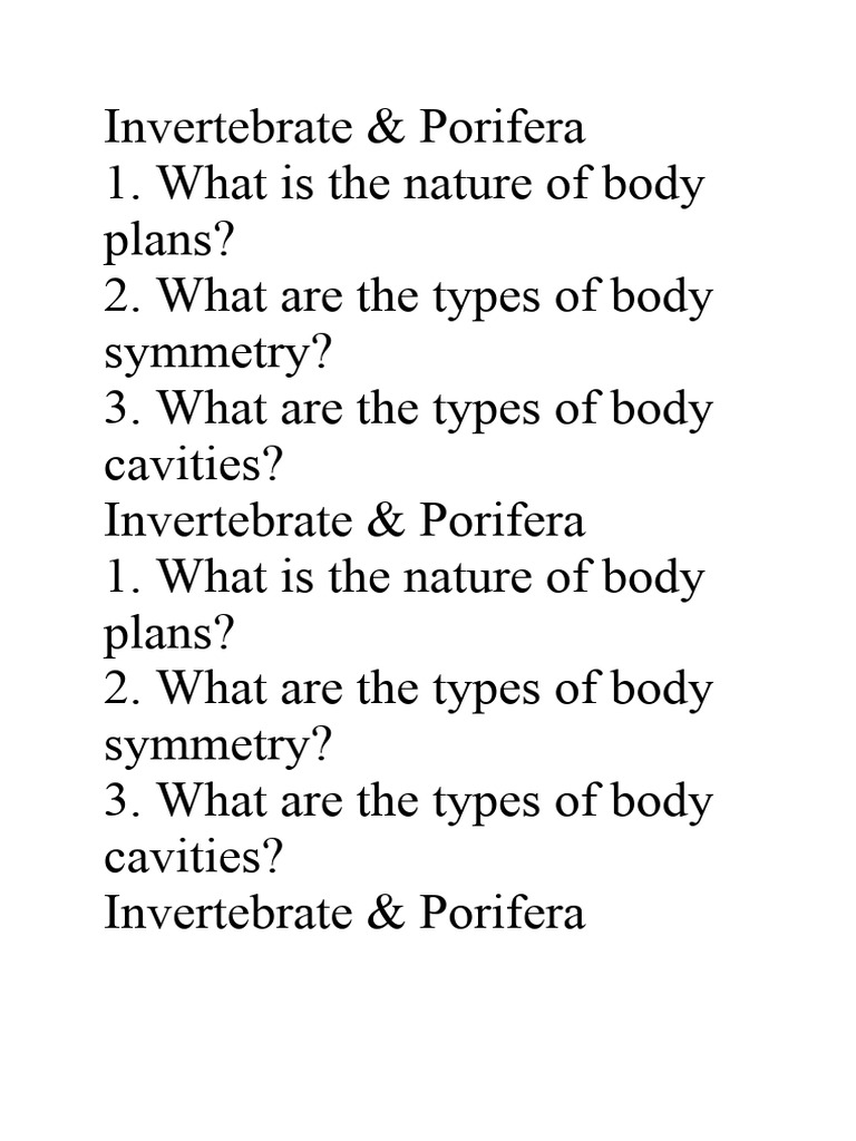 Invertebrate | PDF