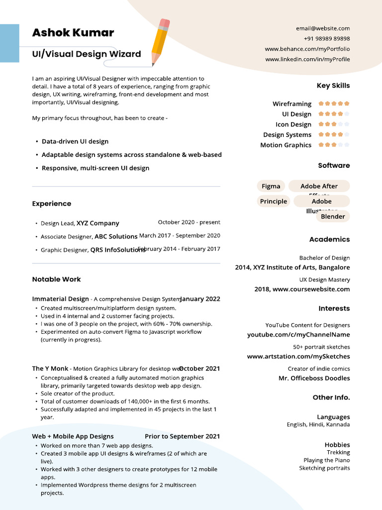 sample-resume | Download Free PDF | Mobile App | Software Engineering