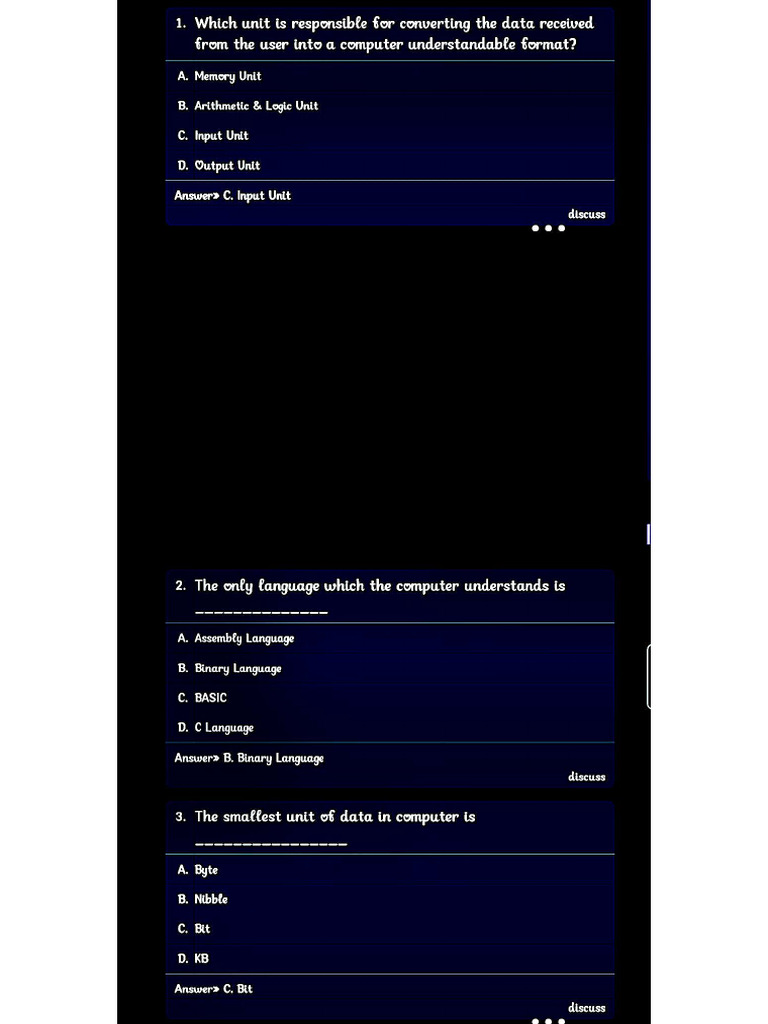 Computer Applications MCQ BBA 1st Year | PDF