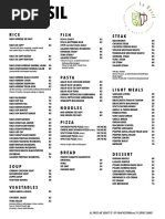 Sushi Hiro Menu and Price List | PDF | Cooking, Food & Wine