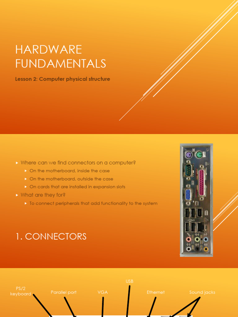 UD2 - Computer Physical Structure | PDF | Usb | Manufactured Goods