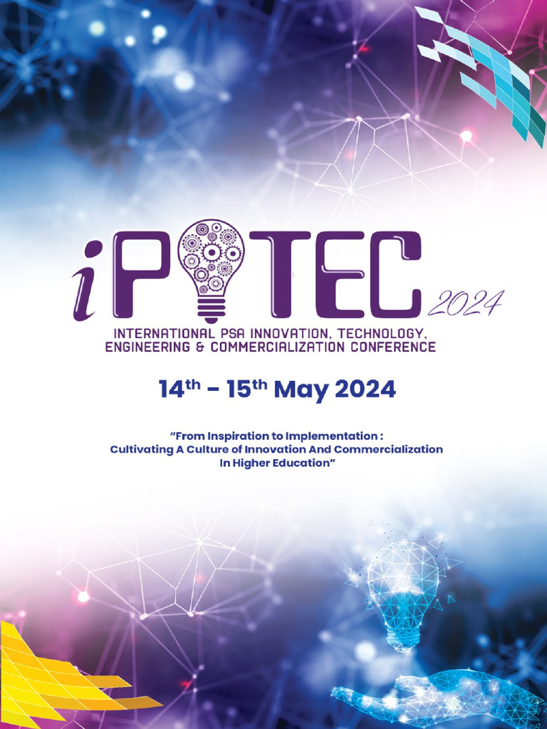 IPTEC 2024 PROGRAMME BOOK - 14 & 15 MARCH 2024 - 4thjune 2024 | Download Free PDF | Computer ...