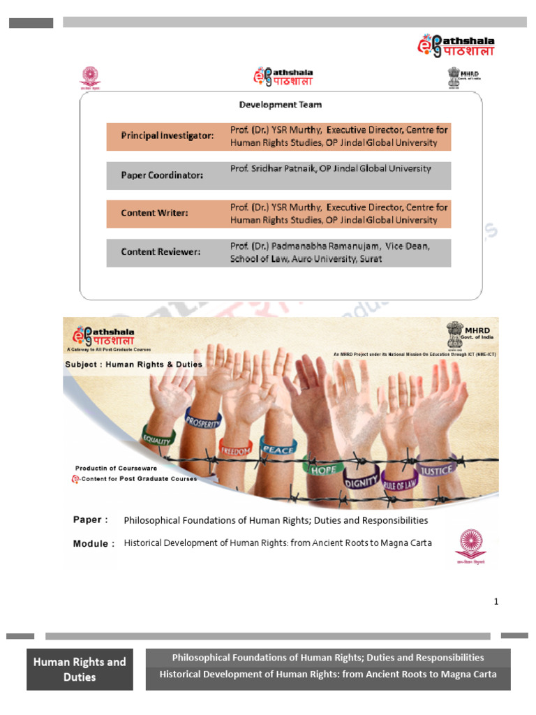 Philosophical Foundations of Human Rights Duties and Responsibilities ...