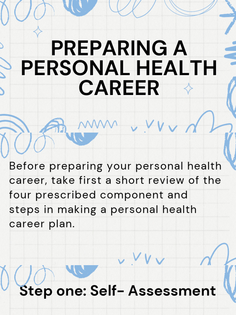 Personal Health Career Planning Guide | PDF | Goal | Organizational Behavior