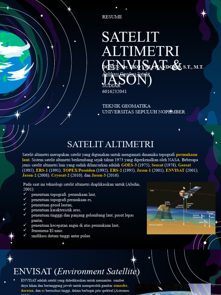 Resume Envisat Jason | PDF