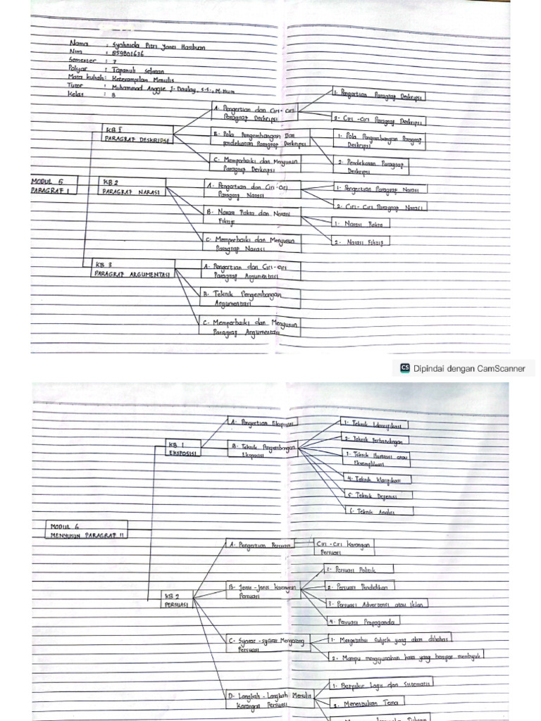 Syanida Fitri HSB - Peta Konsep - 56 | PDF