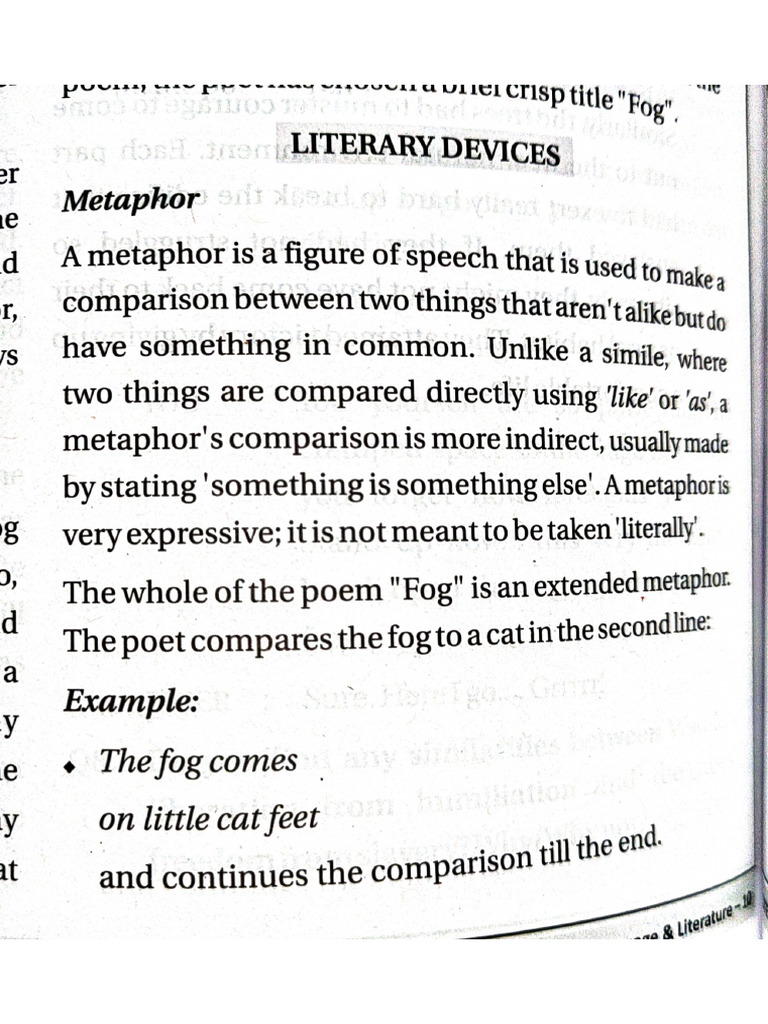 Fog Poem - Literary - Poetic Devices | PDF