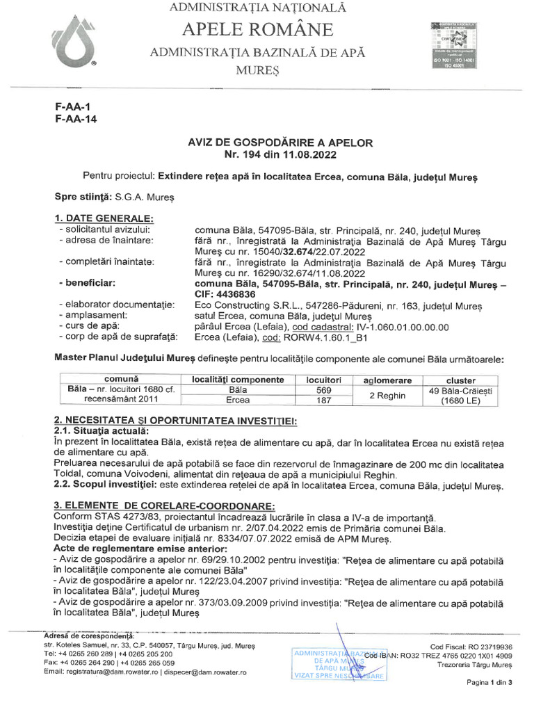 AVIZ aBA | PDF