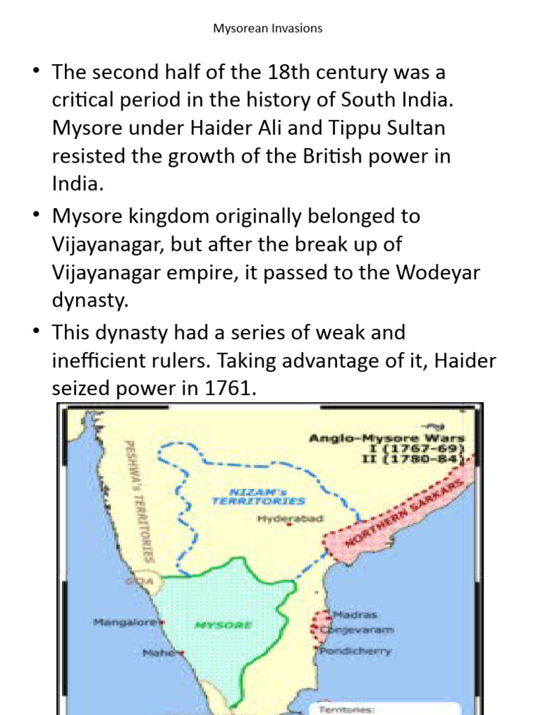 Module 1 Part 4 Mysorean Invasions | PDF