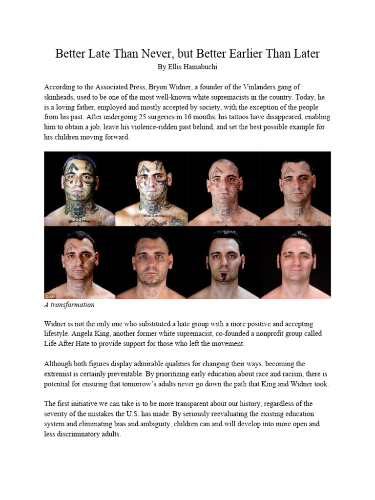 Ellis Hamabuchi Better Late Than Never | PDF | Identity Politics ...