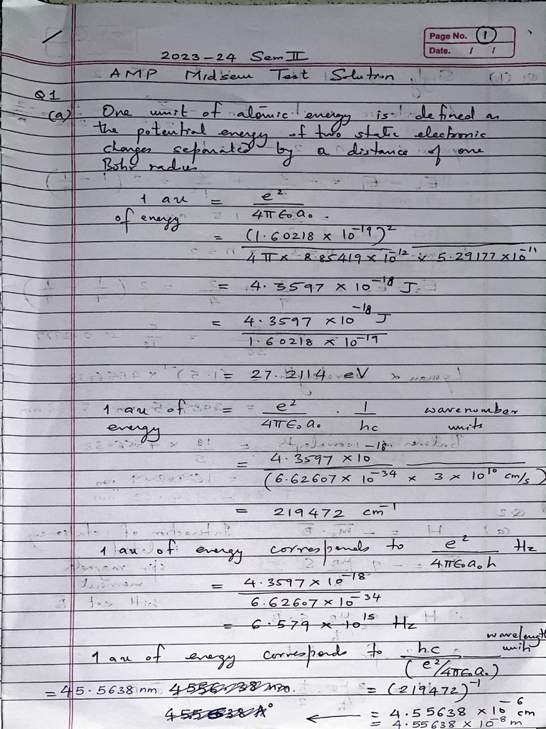 AMP Midsem Solutions | PDF