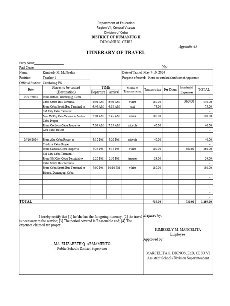 form-45 | Download Free PDF | Transport | Philippines