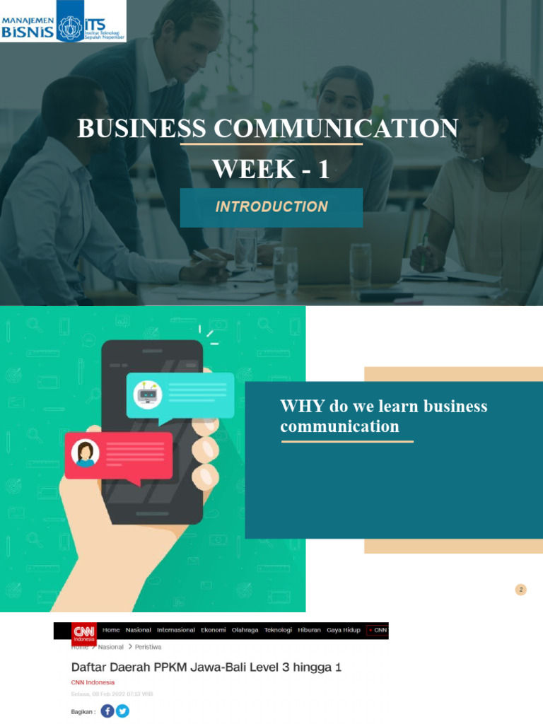 W1-2022-Business Communication-Final | PDF | Communication | Information