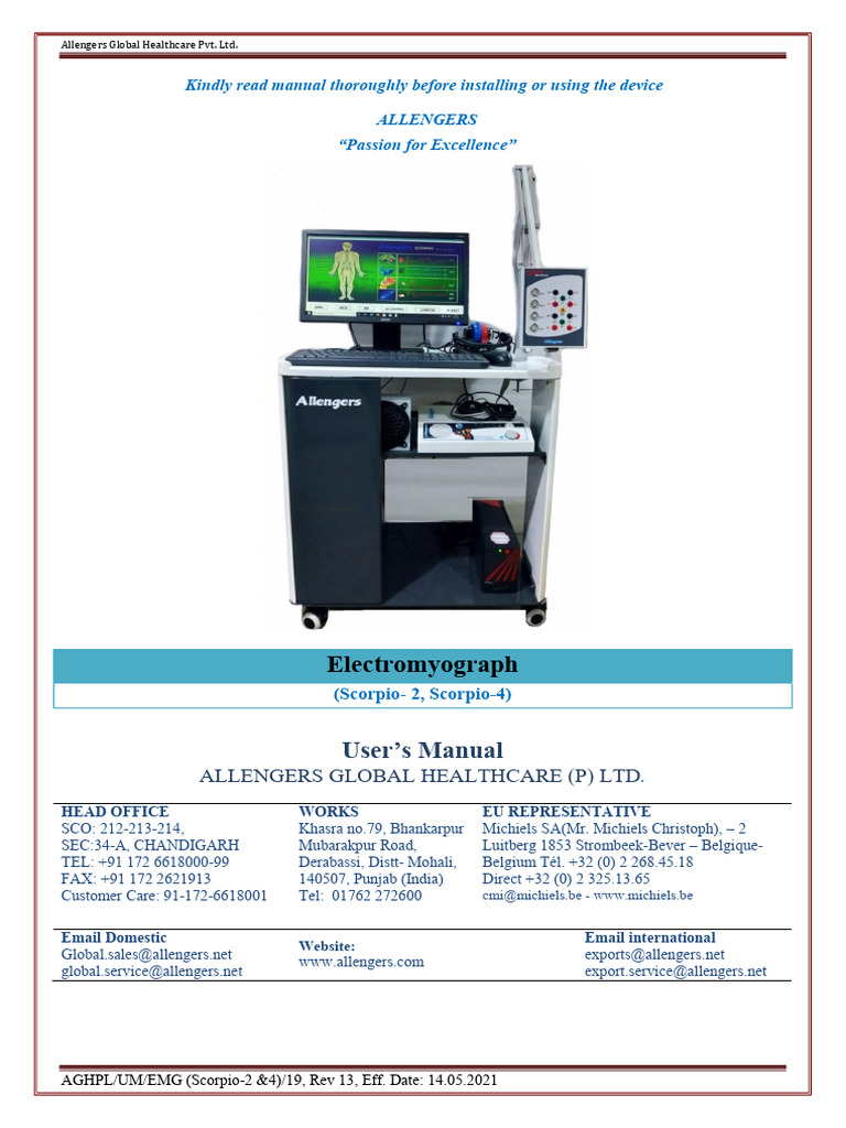 19 - EMG Scorpio 2& 4 | PDF | Electromyography