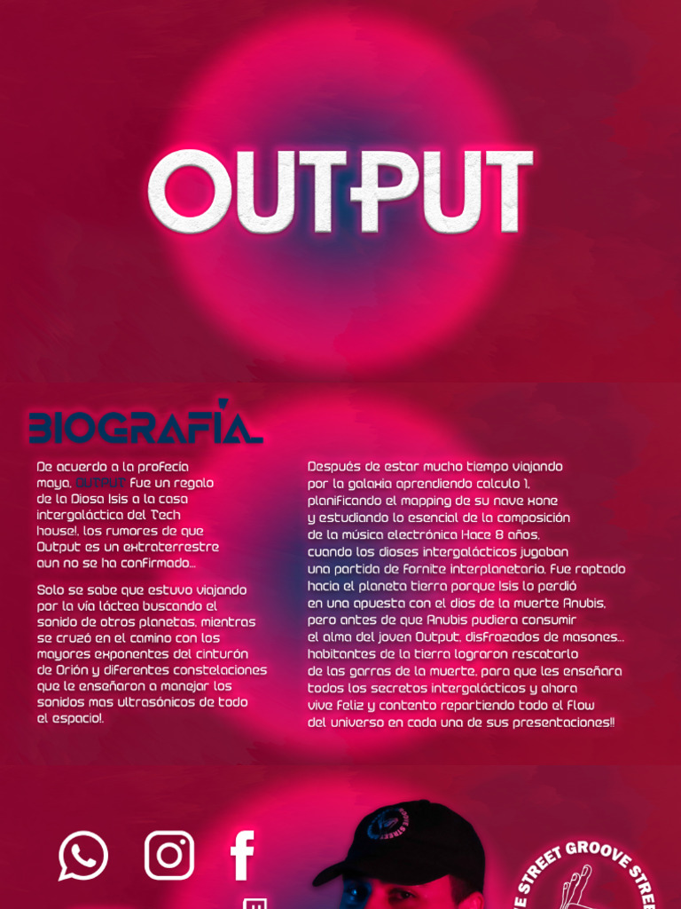 PRESSKIT OUTPUT DJ | PDF