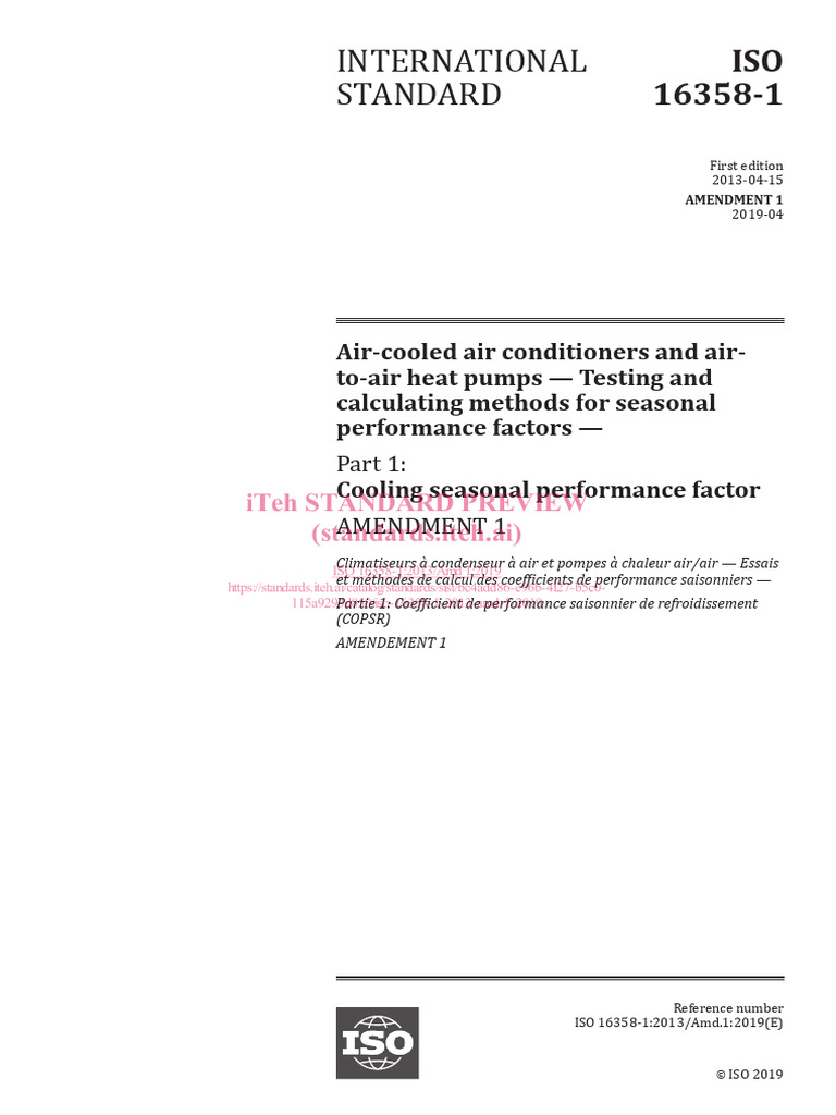 ISO 16358 1 2013 Amd 1 2019 | PDF | International Organization For ...