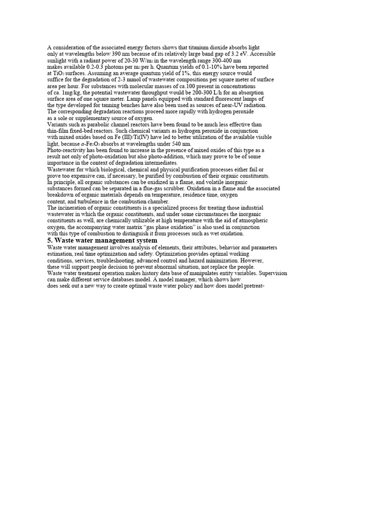 Advanced Wastewater Treatment Methods | PDF | Combustion | Water