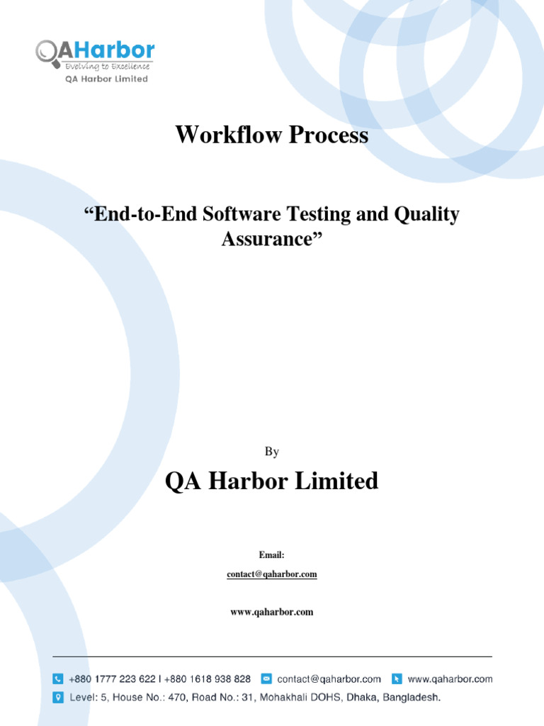 QA Harbor Process Workflow | Download Free PDF | Quality Assurance ... QA Harbor Process Workflow | Download Free PDF | Quality Assurance ...