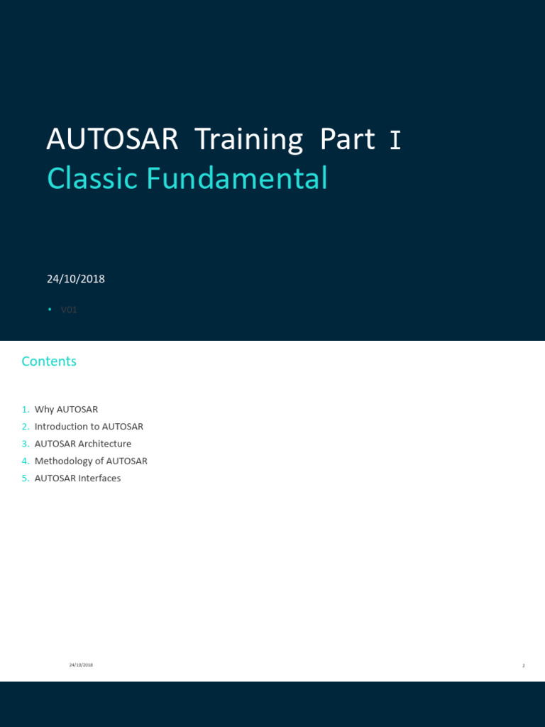 AUTOSAR Basics for Engineers | PDF | Interface (Computing) | Computer Engineering