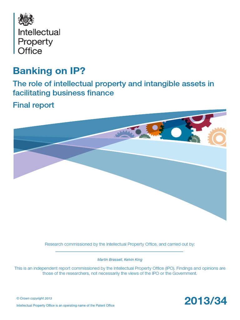 Banking On IP - UKIPO | Download Free PDF | Intellectual Property ...