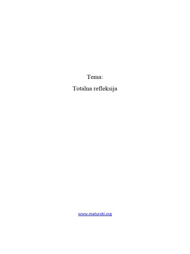Totalna refleksija | PDF