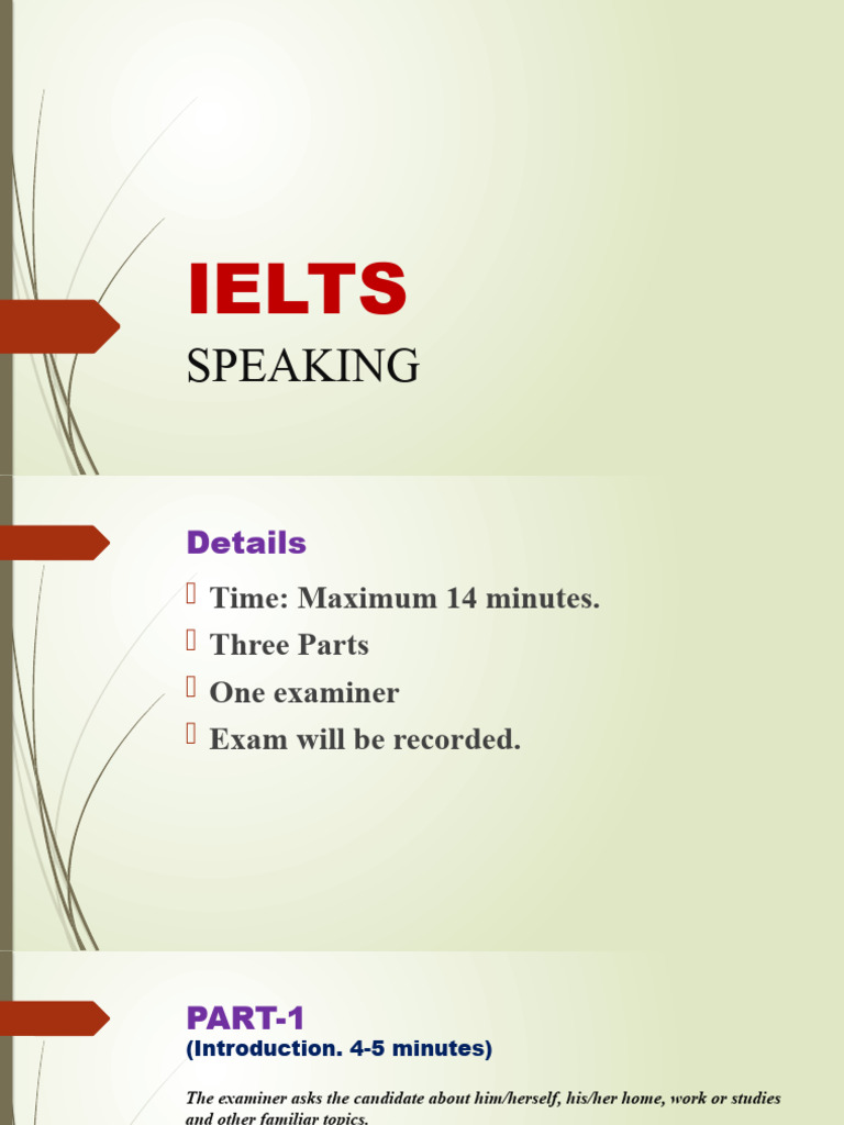 Ielts Speaking Pdf