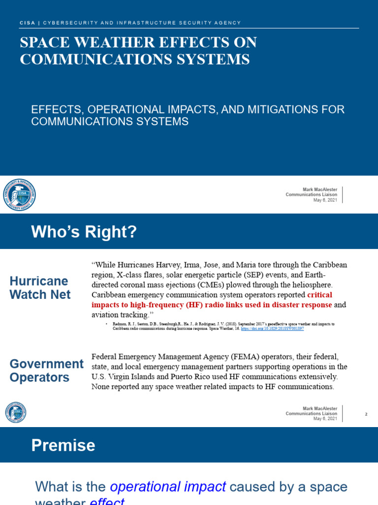 MacAlester - Space Weather Effects On Communications Systems | Download Free PDF | Ultra High ...