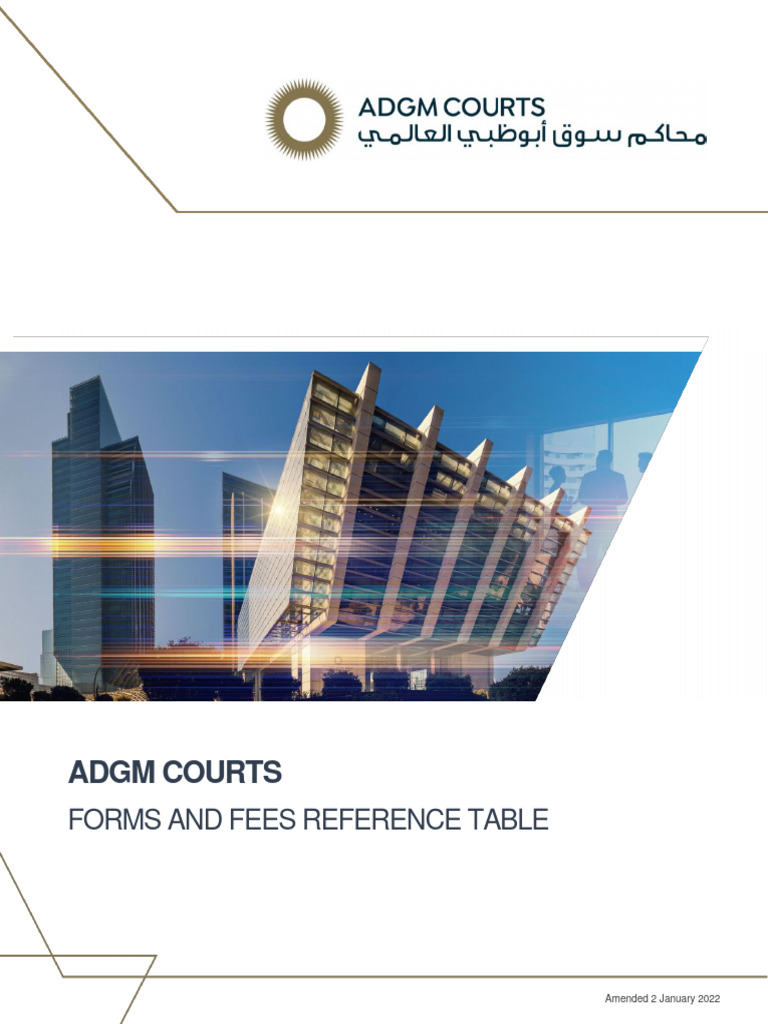 Form Fees Reference Table | Download Free PDF | Judgment (Law ...