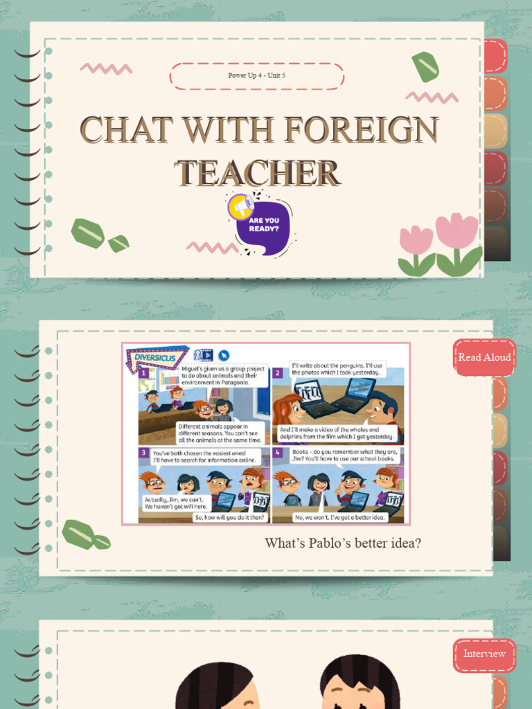 Power Up 4 - Unit 5 SPEAKING TEST | PDF | Games & Activities