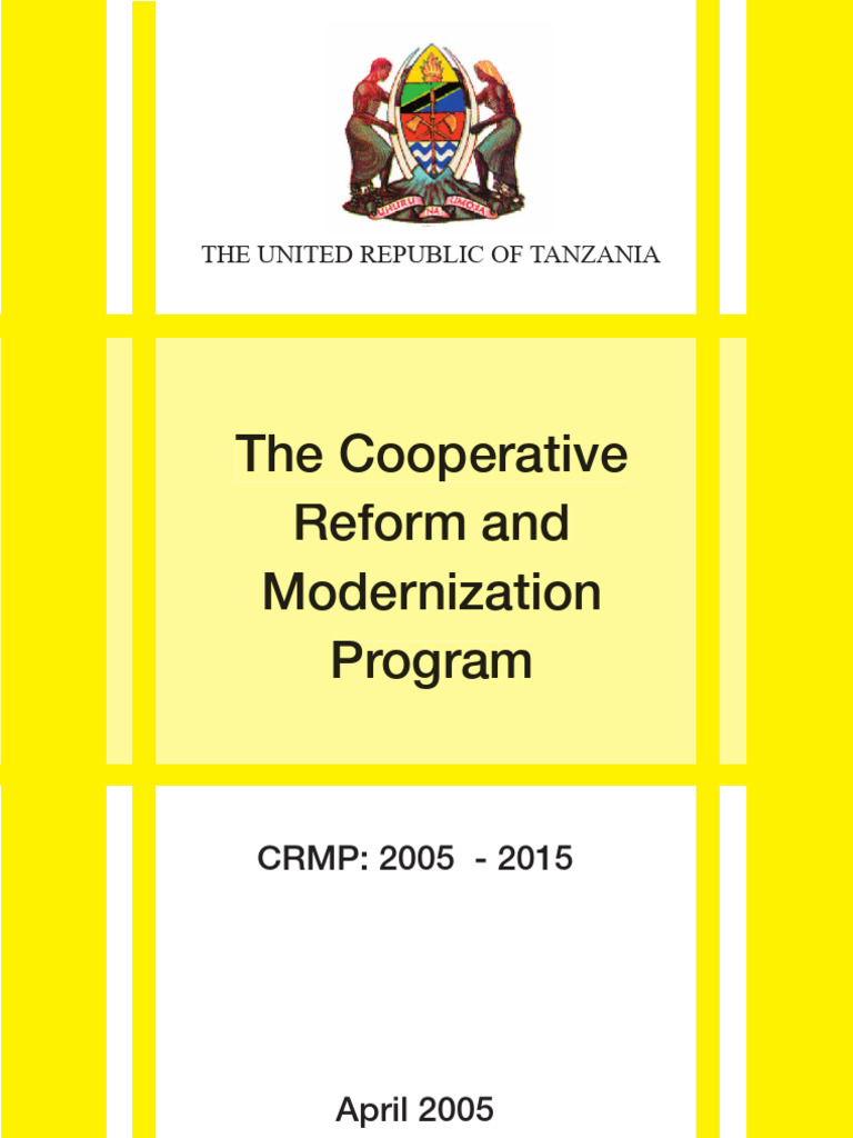 The Cooperative Reform and Modernization | PDF | Economies