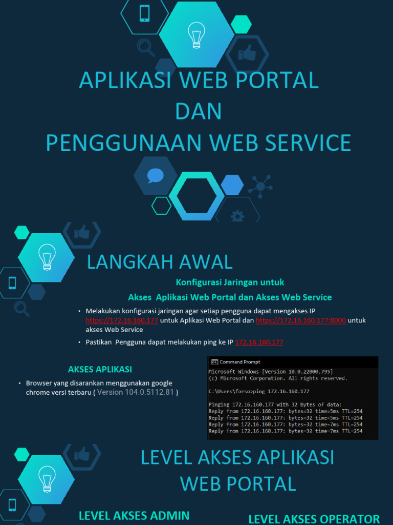 Daerah - Presentasi Web Portal Dan Web Service | PDF