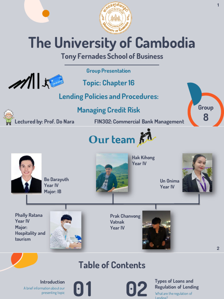 Original Group 8 | PDF | Loans | Collateral (Finance)