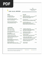 Rico's Café Menu and Prices | PDF | Sauce | Curry