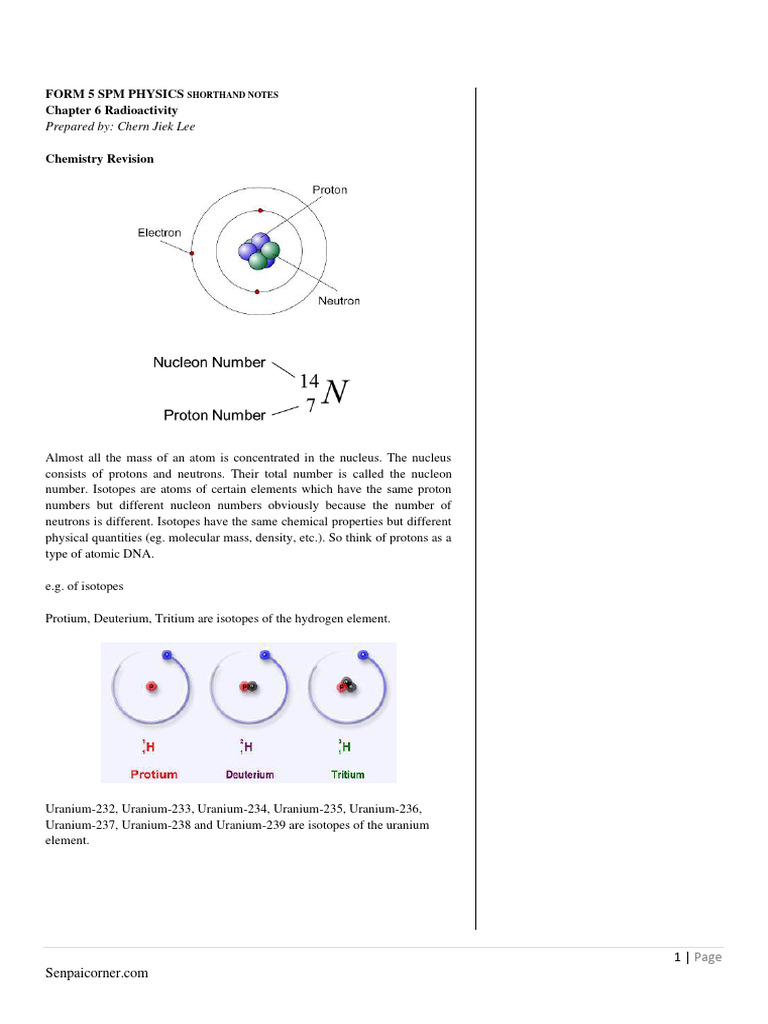 Unit 6 Nuclear physics | Download Free PDF | Radioactive Decay ...