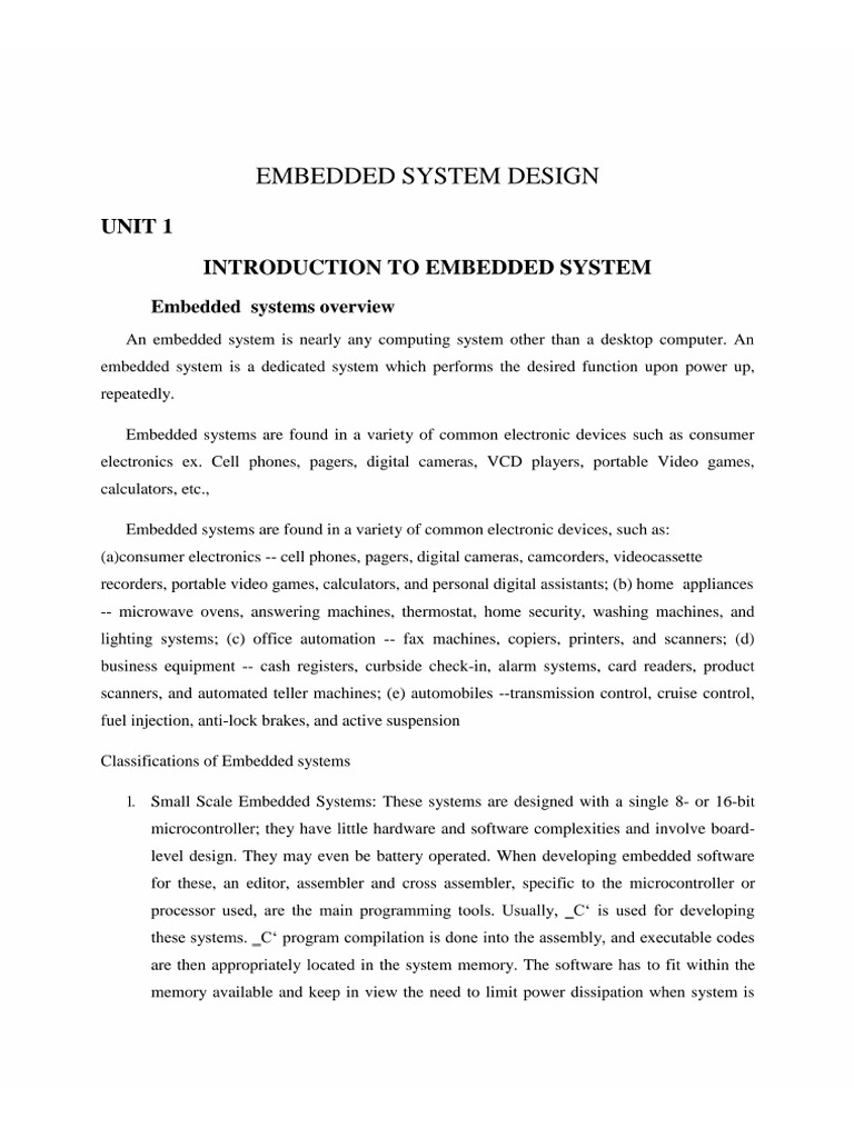 Embedded-System | PDF