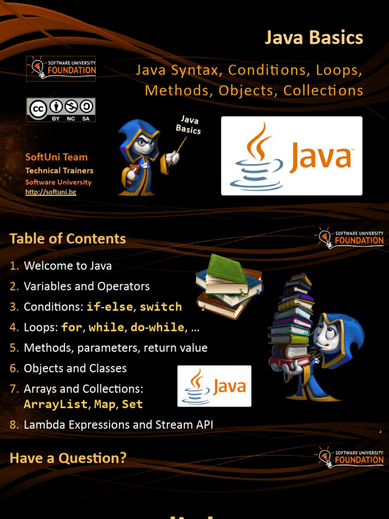 Software Technologies Java Basics Pdf Java Programming Language 6927